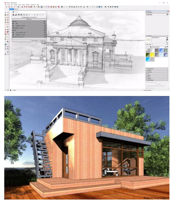 8562 SketchFX Ex 3.1.1 (x64) for SKetchup 2022 ปลั๊กอินเรนเดอร์ ...